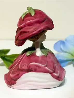Accents | Vintage Ceramic Flower Girl Bellcollectible Fairy ...